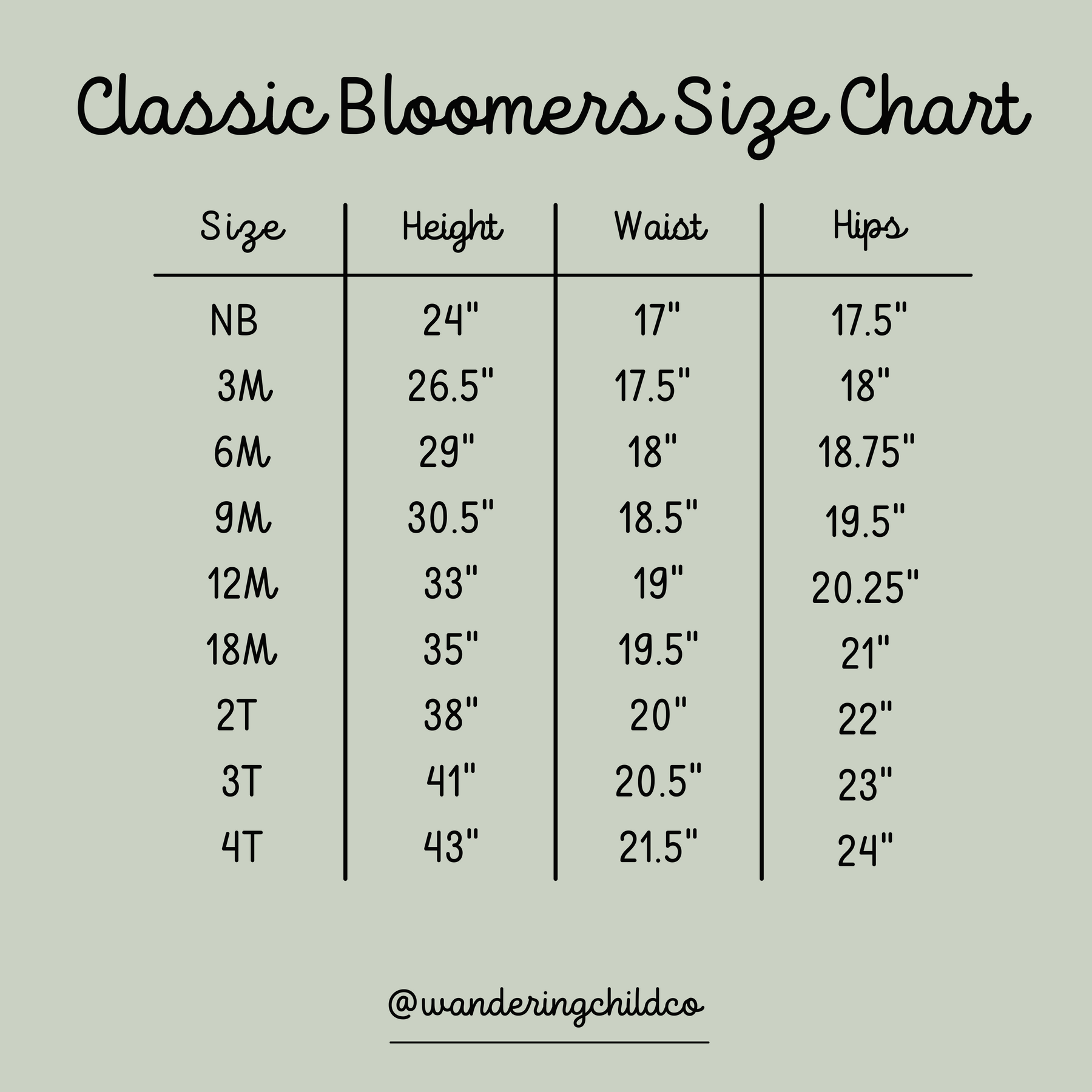 Bloomers – Wandering Child Co.